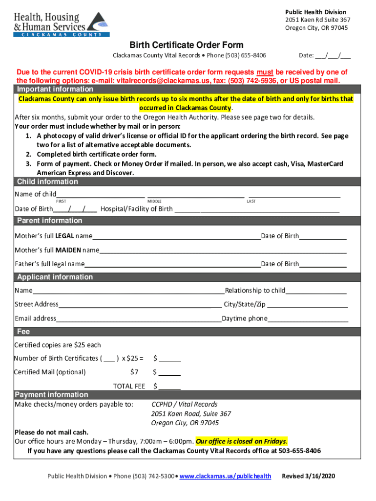 Fillable Online How to Get a Birth Certificate Fax Email Print - pdfFiller