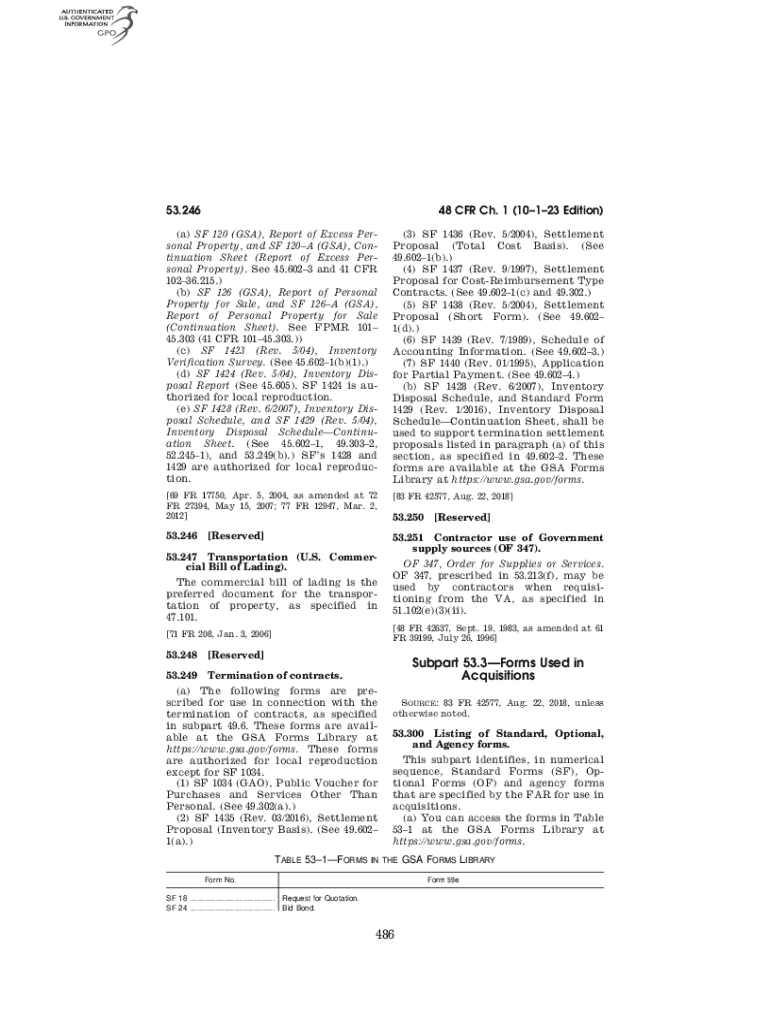 Fillable Online Report of Excess Personal Property (Continuation Sheet ...
