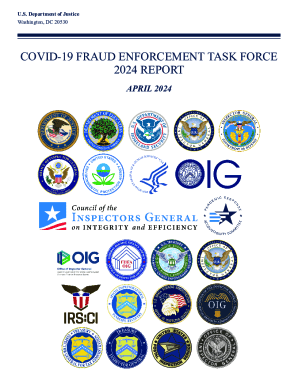 Fillable Online COVID-19 Fraud Enforcement Task Force 2024 Report April ...