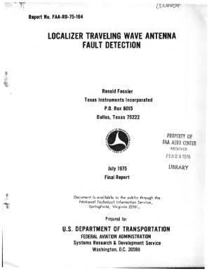 Fillable Online THE SELECTION OF ILS LOCALIZER ANTENNA PATTERNS ... Fax ...