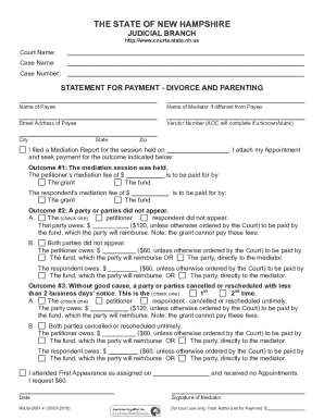 Fillable Online Divorce Certificates and Divorce Decrees - NH Law ...