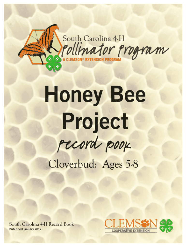 Fillable Online SC 4-H Honey Bee Project: Book Club Challenge Guide ...
