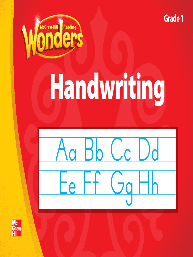 Fillable Online Reading Wonders Handwriting Book 3-6PDFLetter Case Fax ...