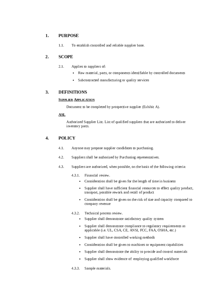 Supplier Qualification Program - Frederick National Laboratory Doc ...