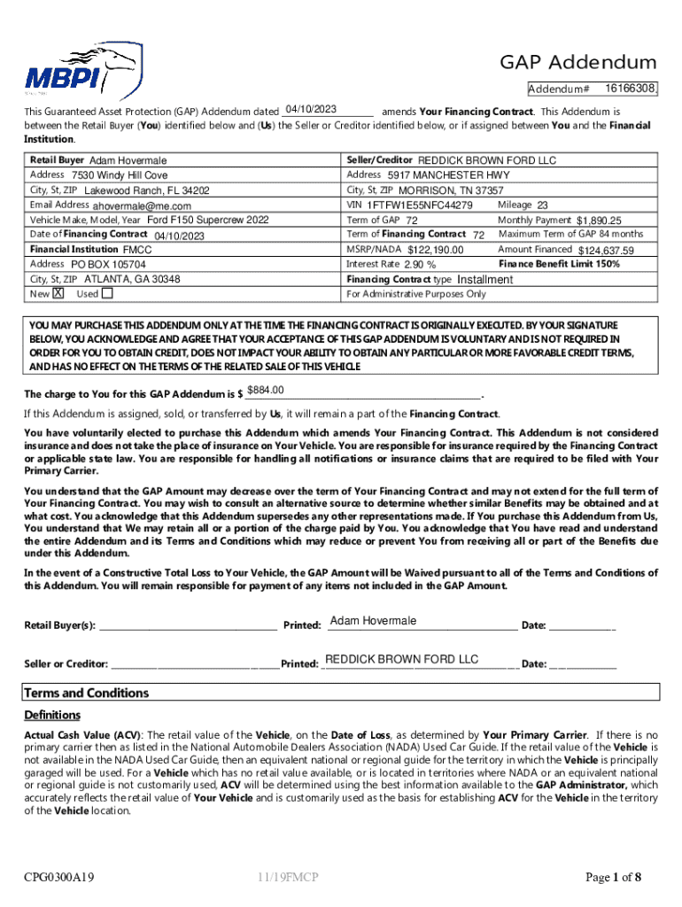 Fillable Online ARE YOU PROTECTED FROM THE GAP? Fax Email Print - pdfFiller