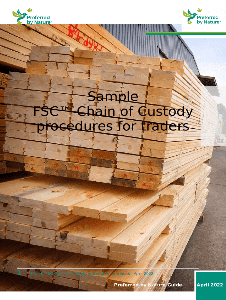 FSC Project Certification and Chain of Custody documentation... Doc ...