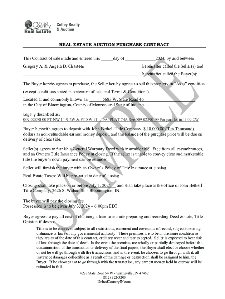 Fillable Online Purchase and Assumption - Sample Agreement Fax Email ...