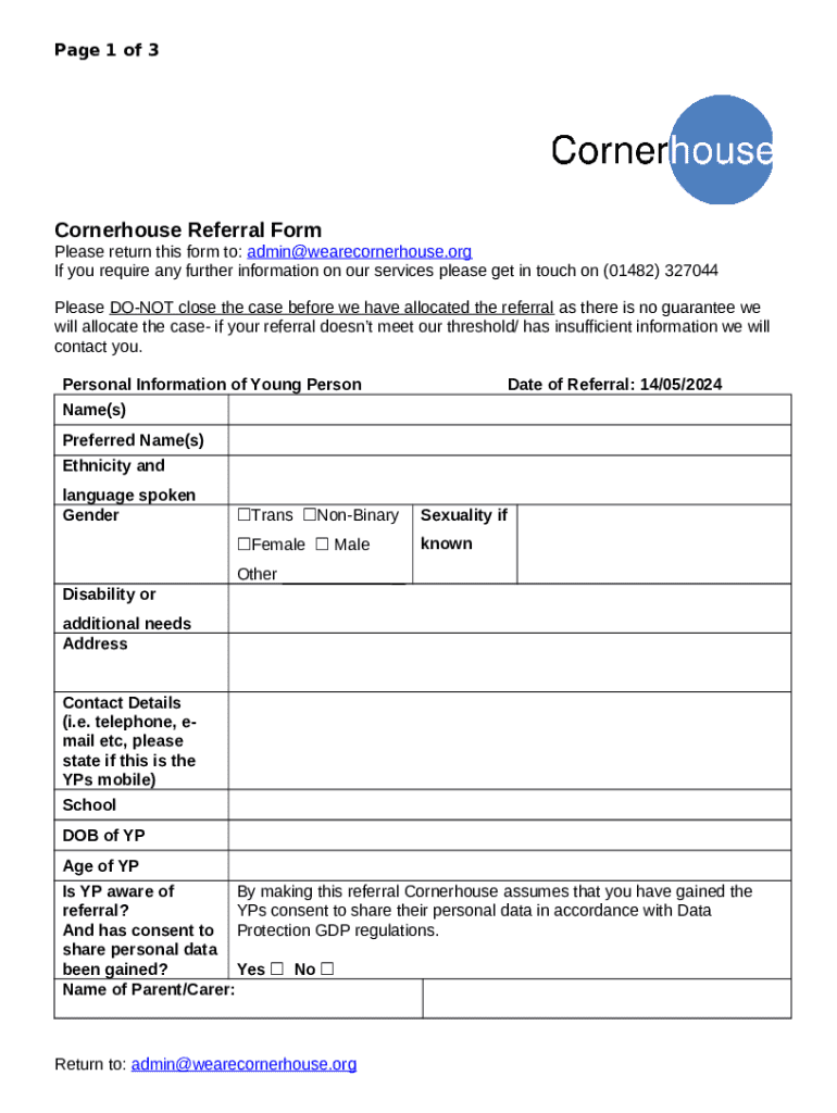 Child Sexual Exploitation Referral Doc Template | pdfFiller