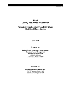 Fillable Online Final Remedial Investigation Report, Red Devil Mine ...