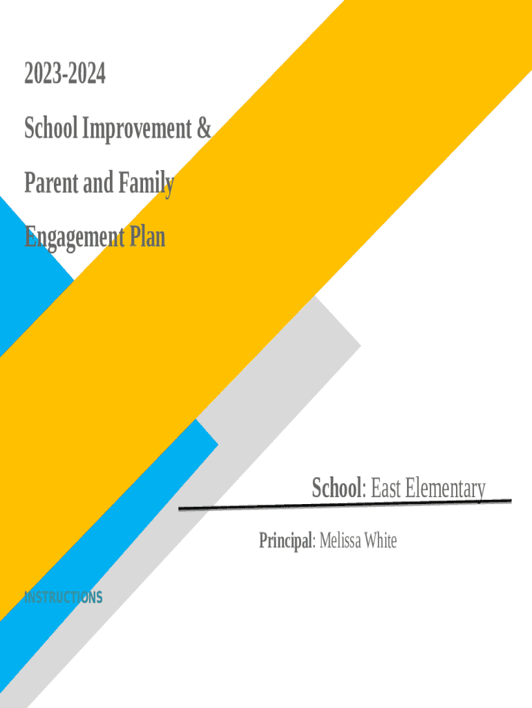 School Improvement and Parent & Family Engagement Plan Doc Template ...