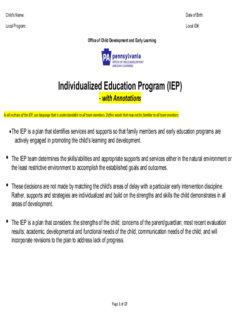 Fillable Online Early Intervention in Pennsylvania - FAQ Fax Email ...