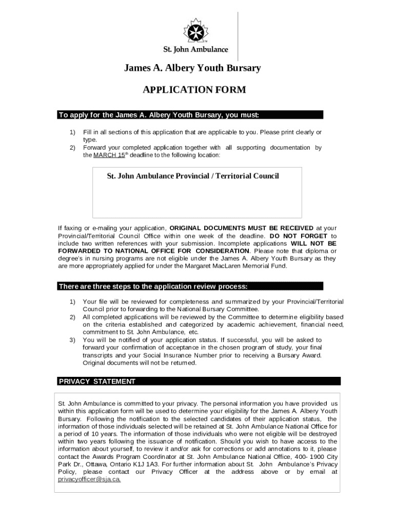 Edward James Foundation Bursary Application 2024- ... Doc Template | pdfFiller