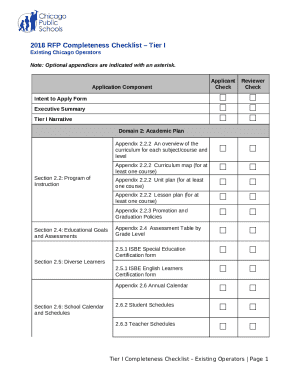 Request for Proposal (RFP) Check-Off List Doc Template | pdfFiller