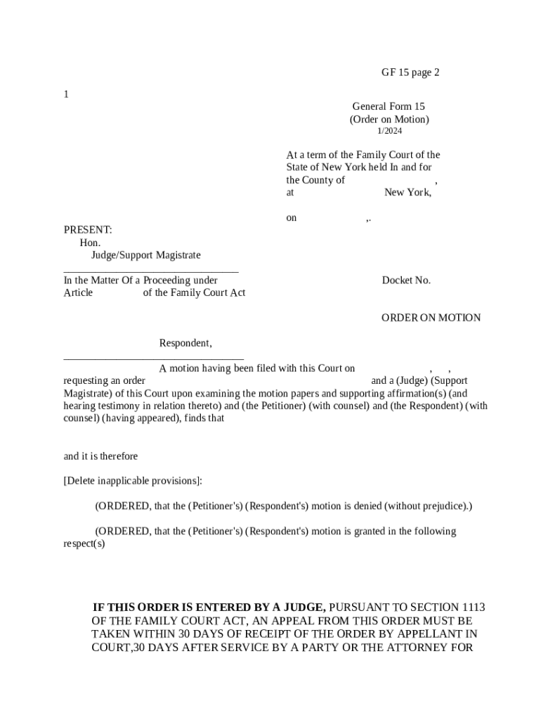 if this order is entered by a support magistrate Doc Template | pdfFiller