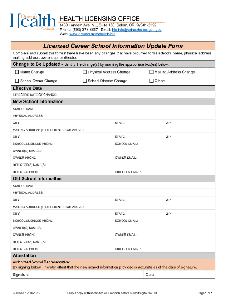 Fillable Online Authorization Holder Information Update Fax Email Print ...