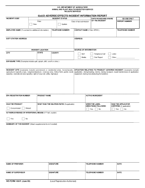 Fillable Online WS Form 160R Adverse Effects Information Report Fax Email Print - pdfFiller