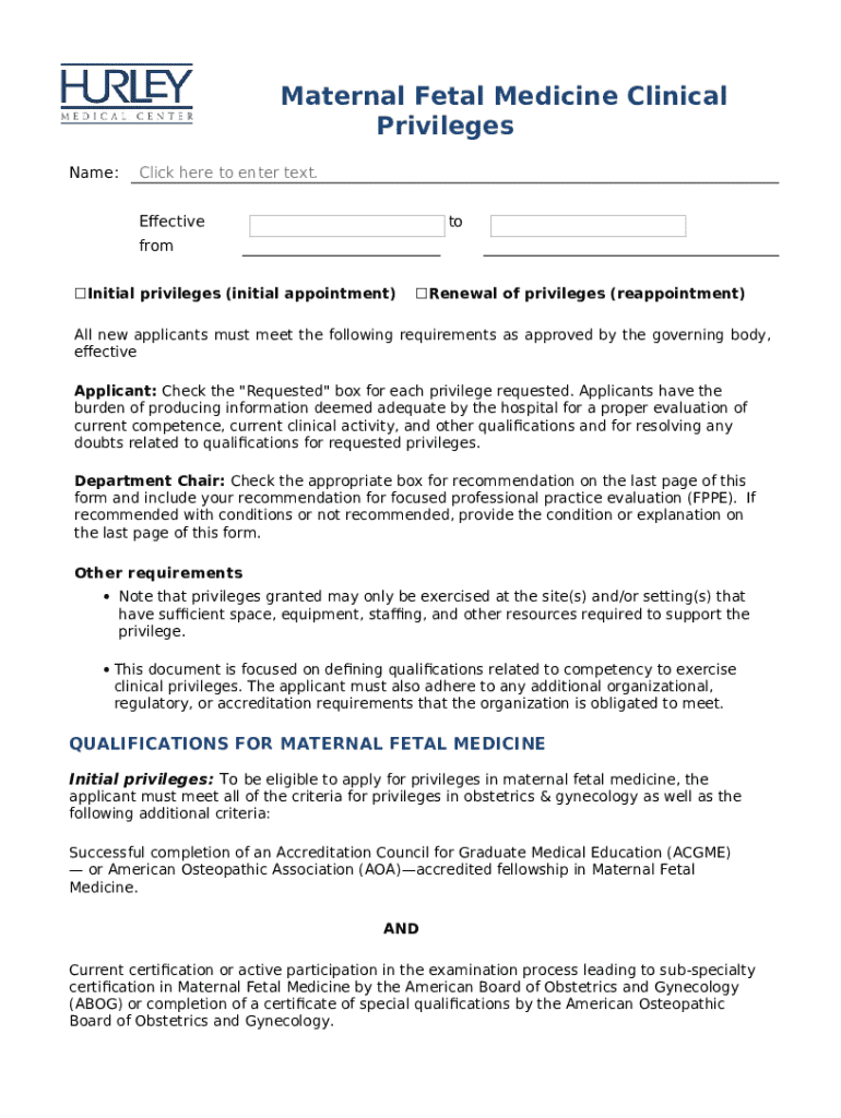 UNM SRMC PLASTIC SURGERY CLINICAL PRIVILEGES Doc Template | pdfFiller