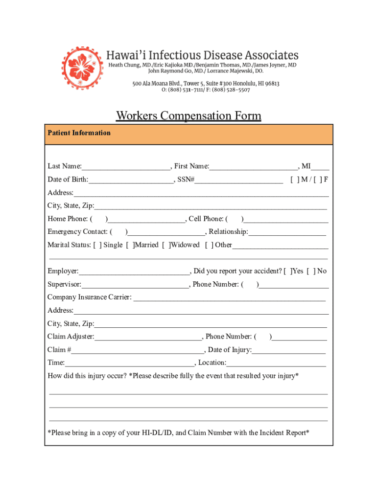 Fillable Online WORKERS' COMPENSATION REGISTRATION FORM Fax Email Print ...