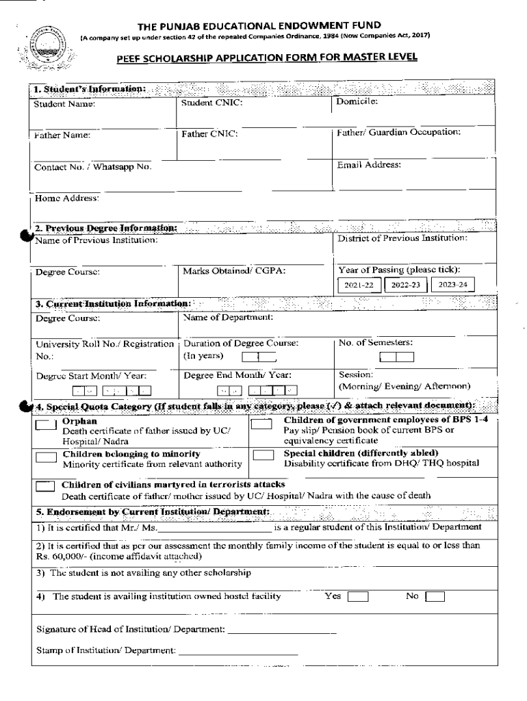 Fillable Online PBTE Scholarship Application Form 2023.pdf Fax Email ...