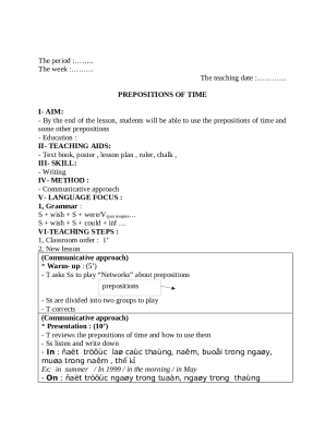 Prepositions of Time ESL Games Activities Worksheets Doc Template ...
