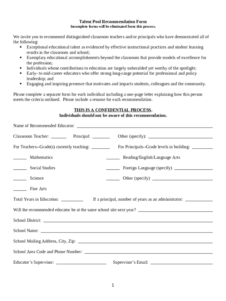 Screenshots of Talent Pool Online - sde ok Doc Template | pdfFiller