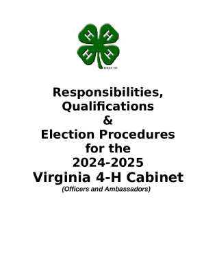 responsibilities of state 4-h cabinet members (officers ... Doc ...