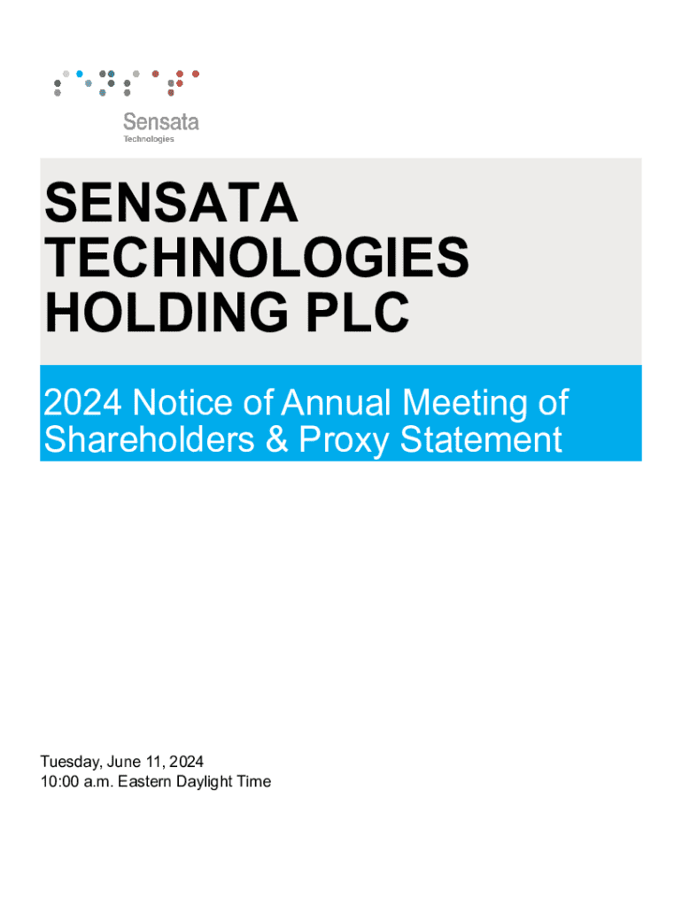 Fillable Online ST : DEF 14A Definitive proxy statements Fax Email Print - pdfFiller