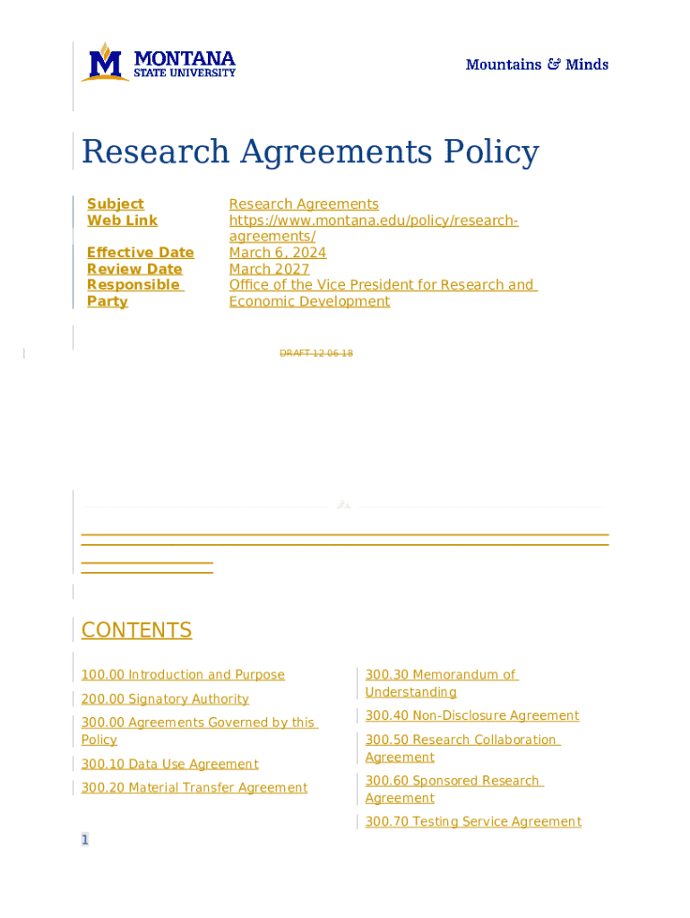 Example Template Policy Doc Template | pdfFiller