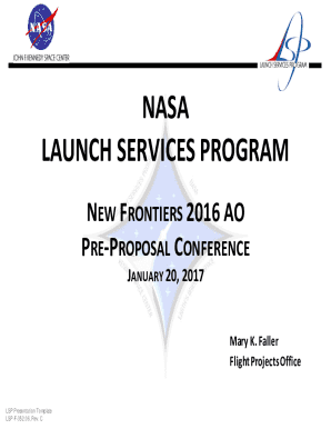 Fillable Online LSP Presentation Template Fax Email Print - pdfFiller