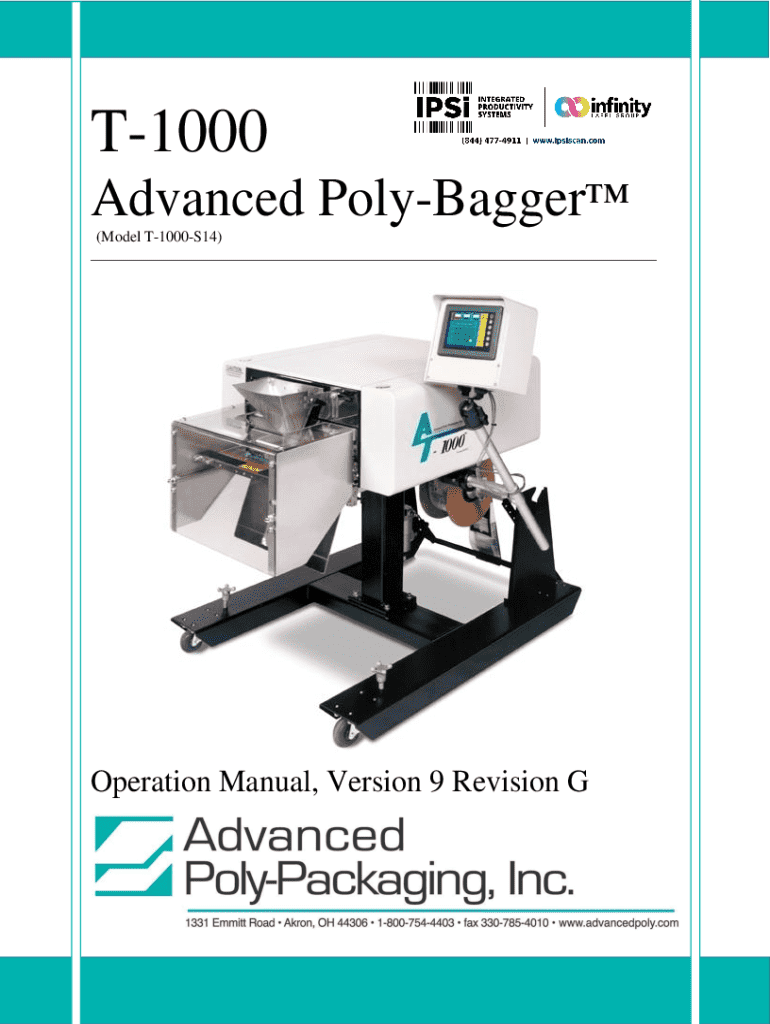 Fillable Online T-1000 Advanced Poly-Bagger Automatic Towel Packaging ...