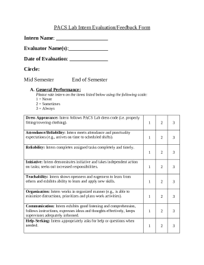 School Psychology Program Intern Evaluation Doc Template | pdfFiller