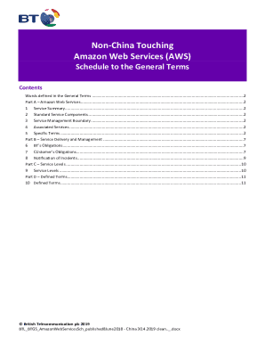 Fillable Online Non-China Touching Amazon Web Services (AWS) Fax Email Print - pdfFiller