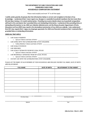 Fillable Online Child Care Application for Funding Fax Email Print ...