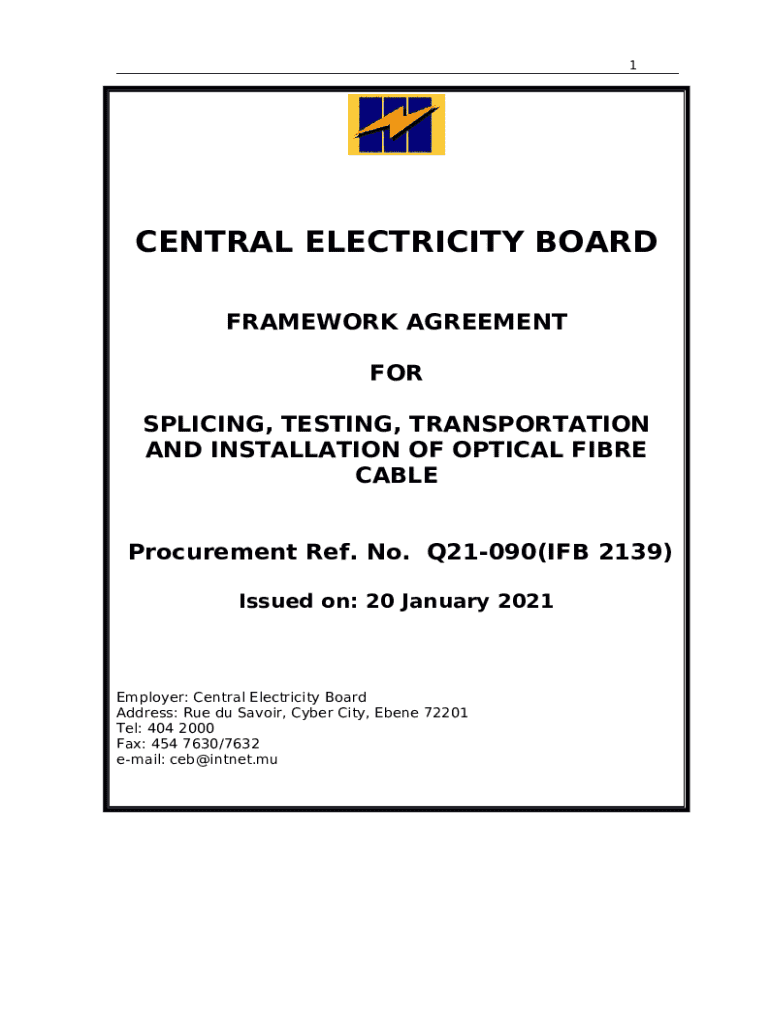 Government of Mauritius e-Procurement System - ppo govmu Doc Template ...