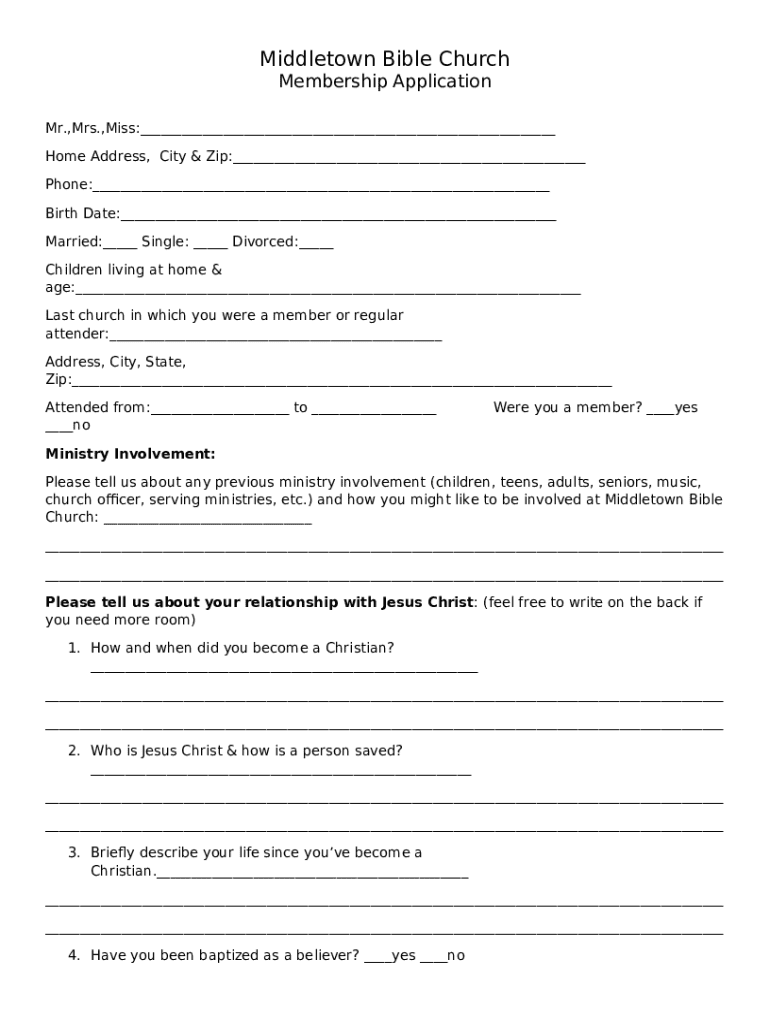 Join That Church: Why God Made You for Membership Doc Template | pdfFiller