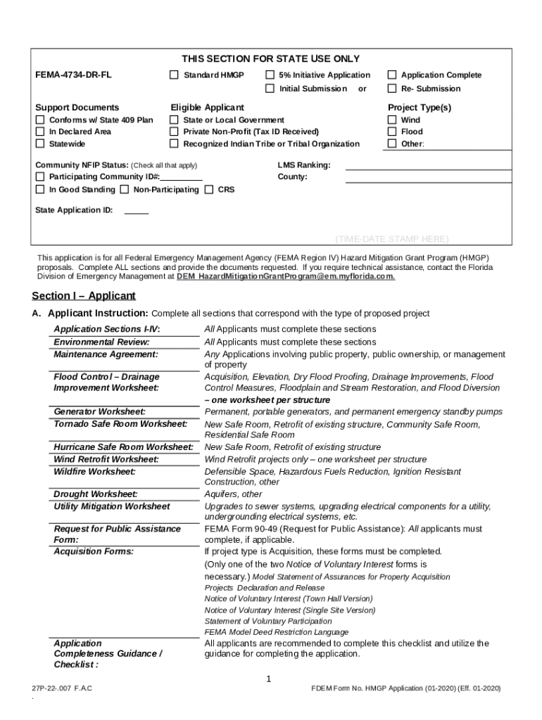 Hazard Mitigation Grant Program (HMGP) Phases for State, ... Doc ...