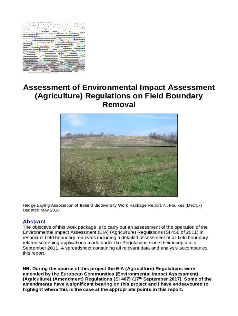 Assessment of Environmental Impact Assessment (Agriculture ... Doc ...