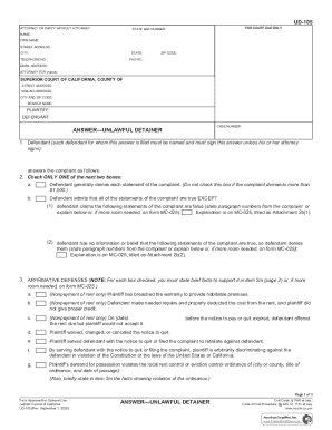 Fillable Online 2022-2024 Form CA UD-105 Fill Online, Printable ...