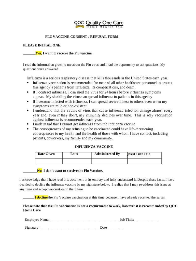 NHS Hepatitis B Consent / Refusal Doc Template | pdfFiller
