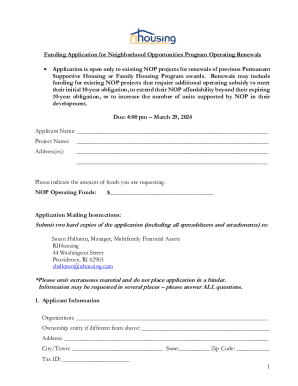 Fillable Online NYS HCR Supportive Housing Opportunity Program (SHOP ...