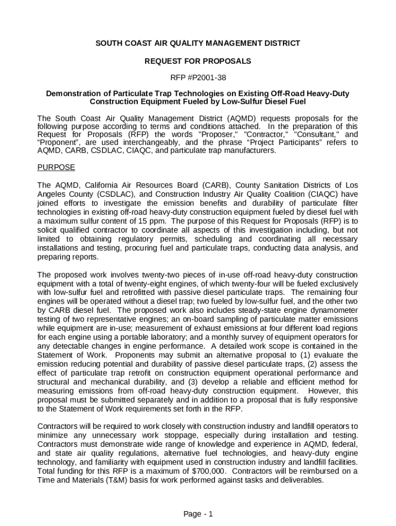 Addressing Air Quality Challenges in the South Coast AQMD Doc Template ...