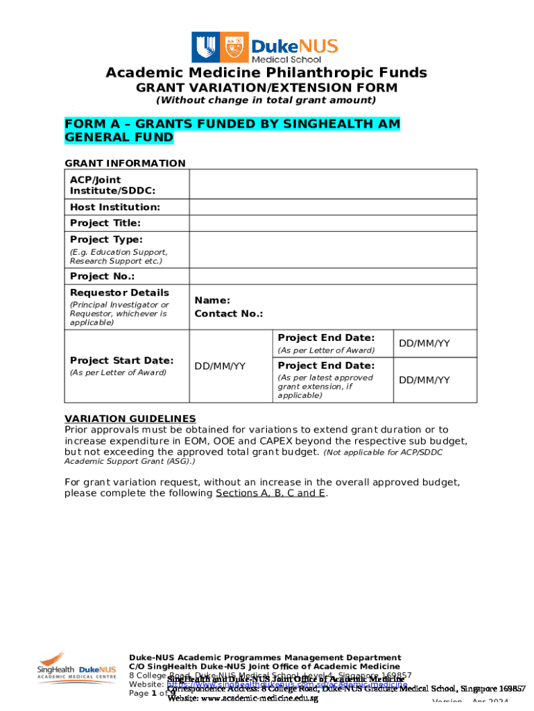 SDGHI Pilot Grant Application Doc Template | pdfFiller