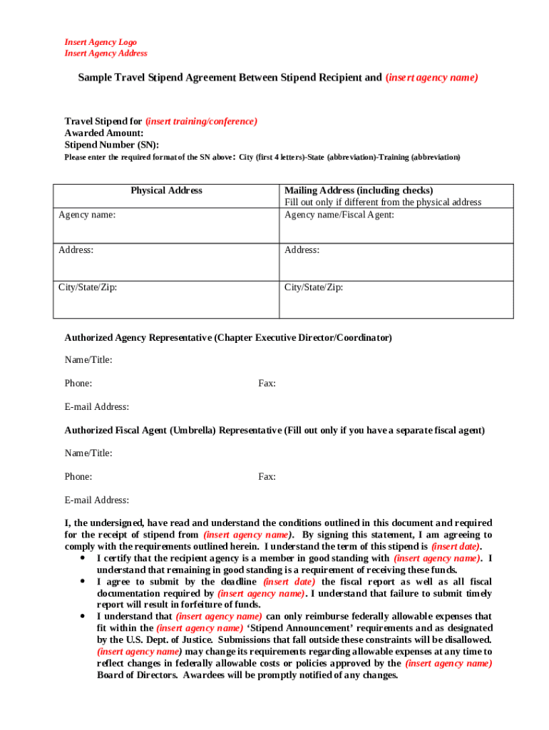 Travel Agency Agreement Template Doc Template | pdfFiller