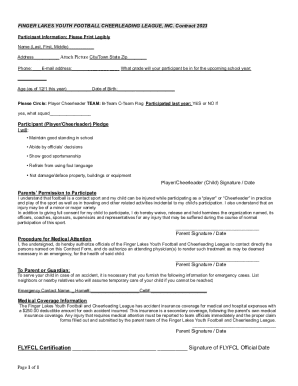 Fillable Online Cheerleading-Registration-Form. ... Fax Email Print ...
