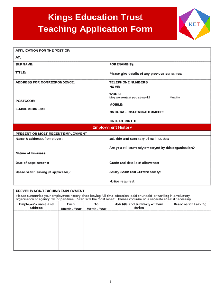 College Application Pdf Doc Template | pdfFiller