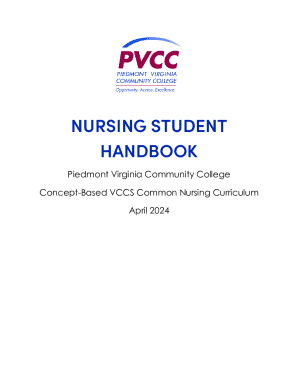 Fillable Online Program: Nursing (AAS) - Piedmont Virginia Community College Fax Email Print ...