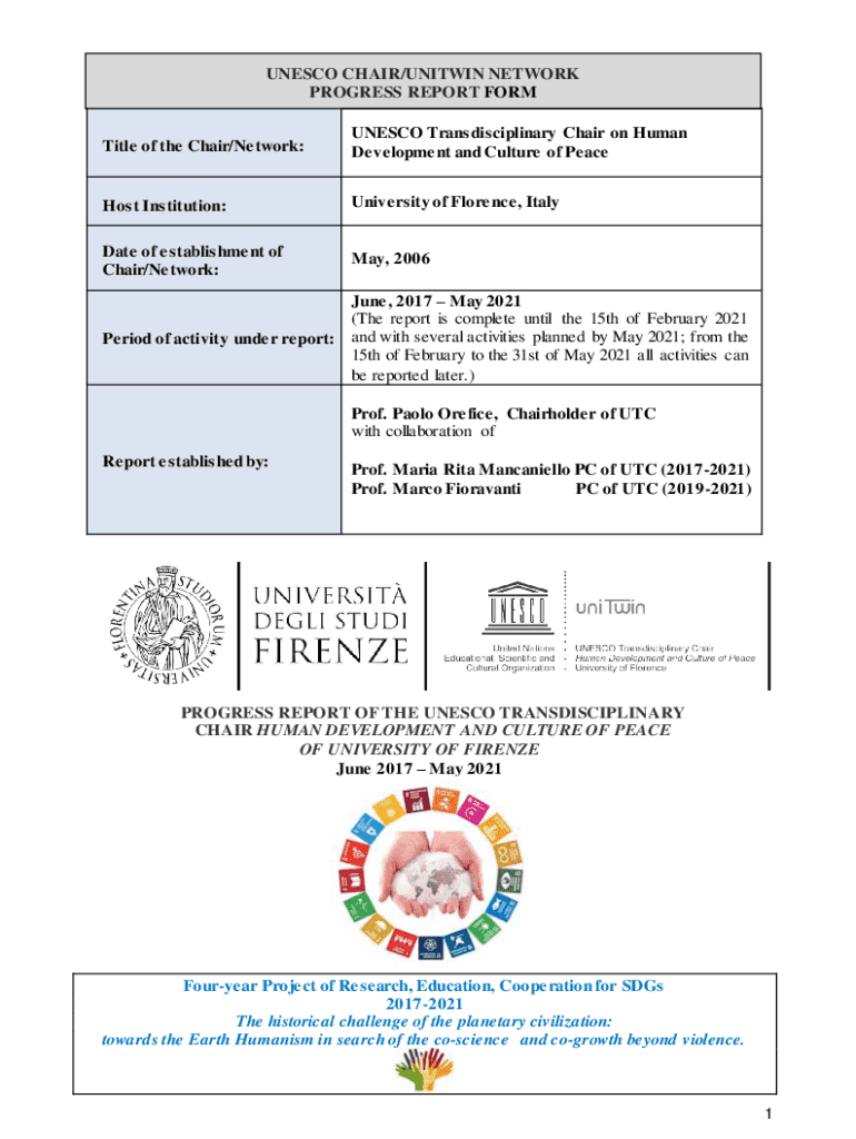 Fillable Online What are UNESCO Chairs and UNITWIN Networks? Fax Email Print - pdfFiller
