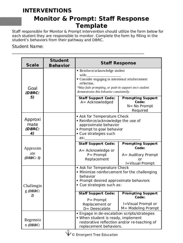 Staff Response Template Doc Template | pdfFiller