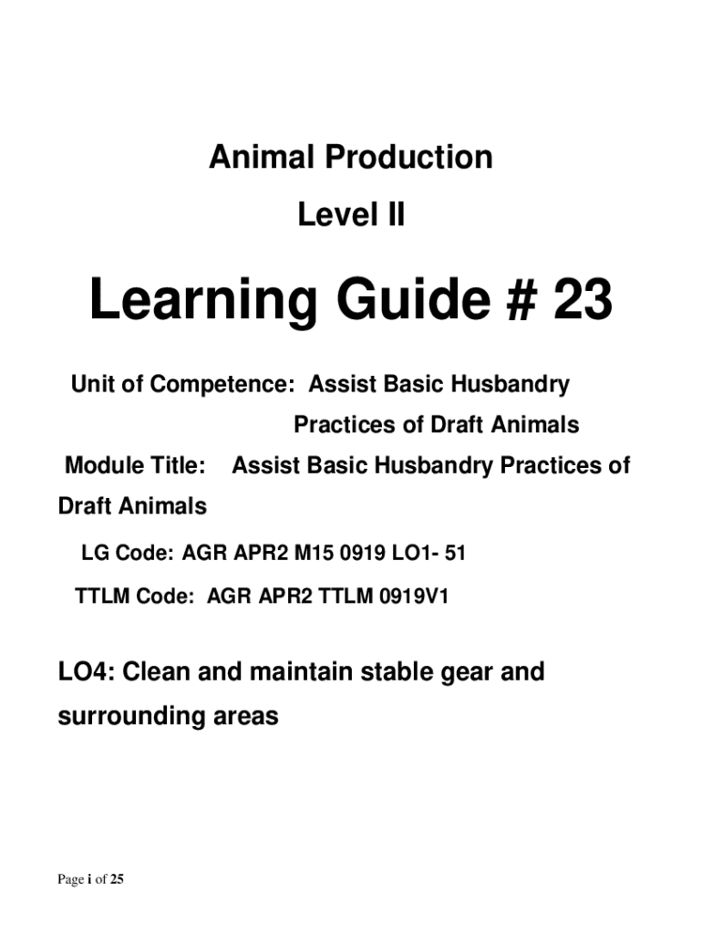 Fillable Online Identify Basic Breeding Practices for Farm Animals Fax ...