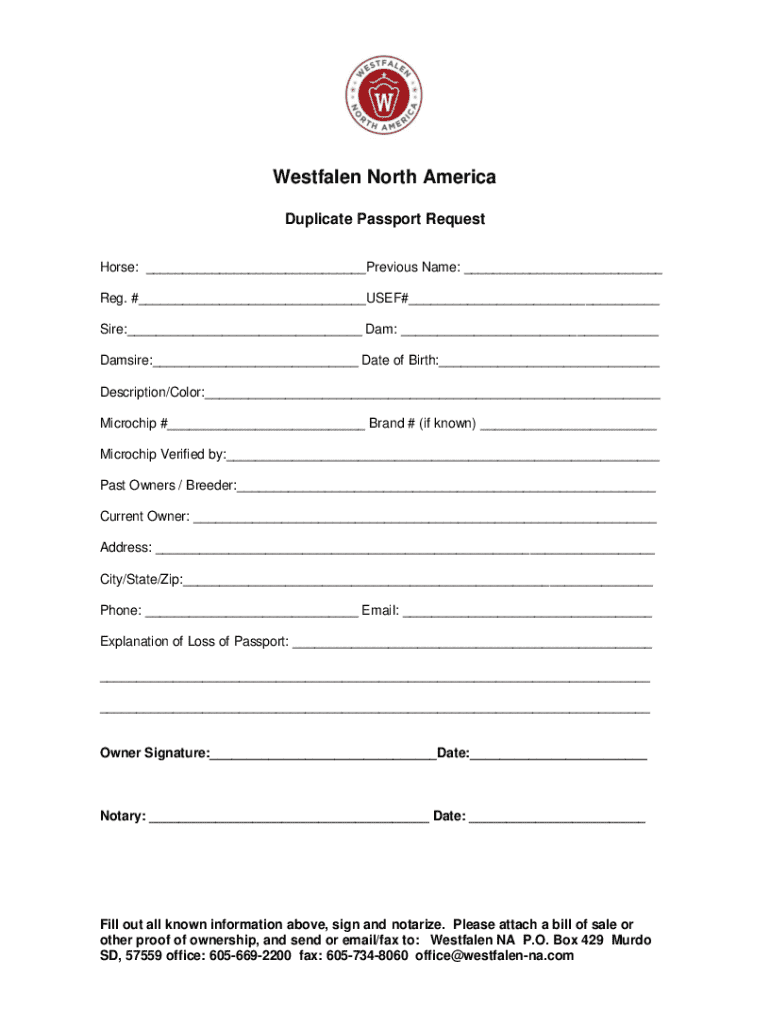 Fillable Online Passport - General Information Fax Email Print - pdfFiller